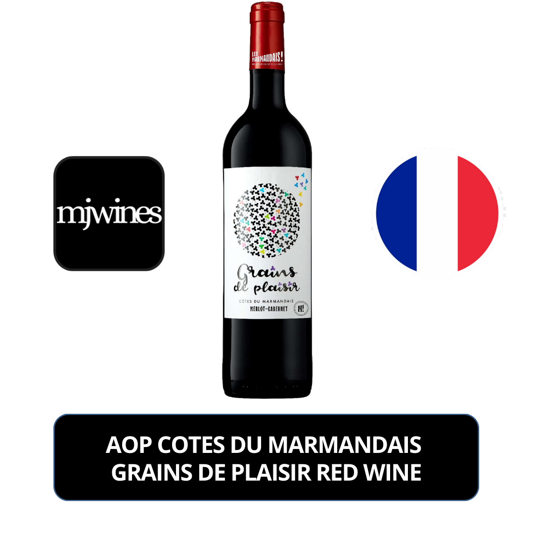 AOP Cotes Du Marmandais Grains De Plaisir Red Wine 750ml – MJ Wines ...