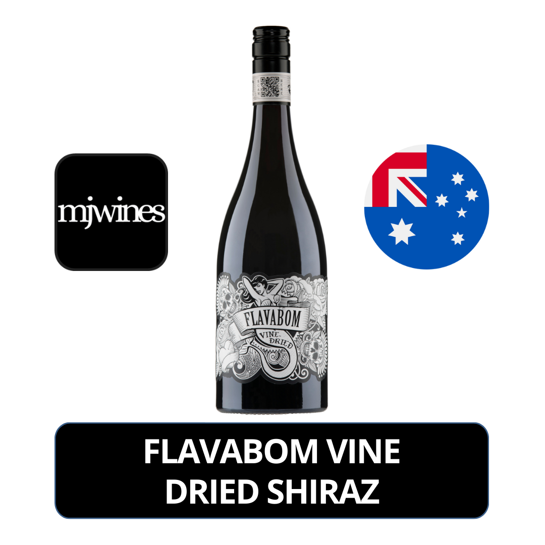 Flavabom Vine Dried Shiraz Red Wine 750ml (Australia) – MJ Wines ...
