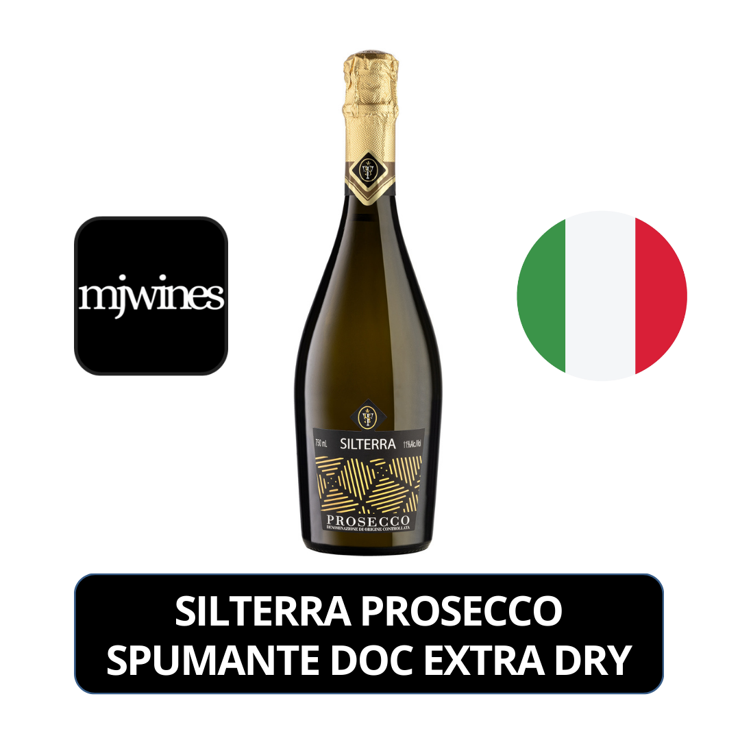 Silterra Prosecco Spumante DOC Extra Dry Sparkling Wine 750ml (Italy ...